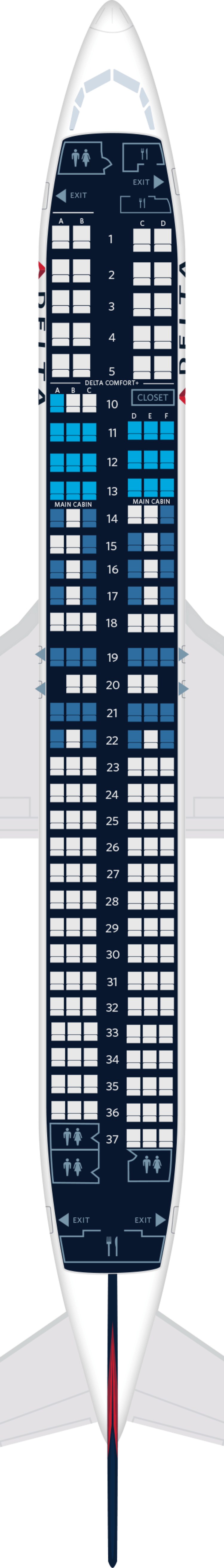 Boeing 737 800 Seat Maps Specs Amenities Delta Air Lines Boeing 737 800 Seat Maps Specs Amenities Delta Air Lines